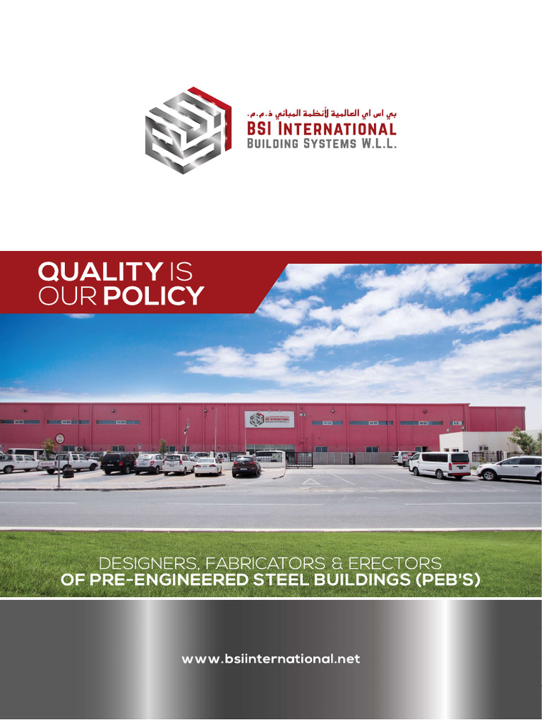 BSI International: Pre-Engineered Buildings in Qatar | PDF | Framing ...