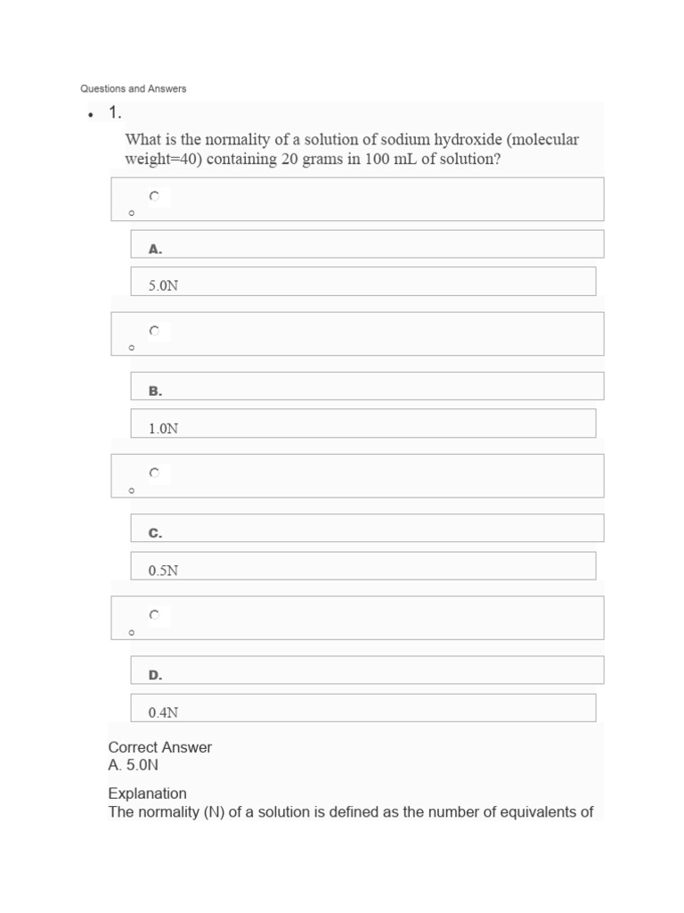 Questions and Answers MLS COC 2022 | PDF | Coagulation | Blood Plasma