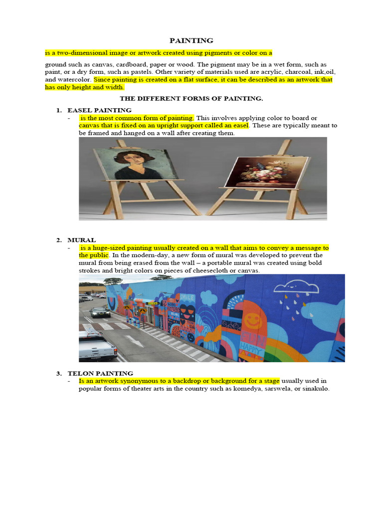 Painting | PDF | Paintings | Paint