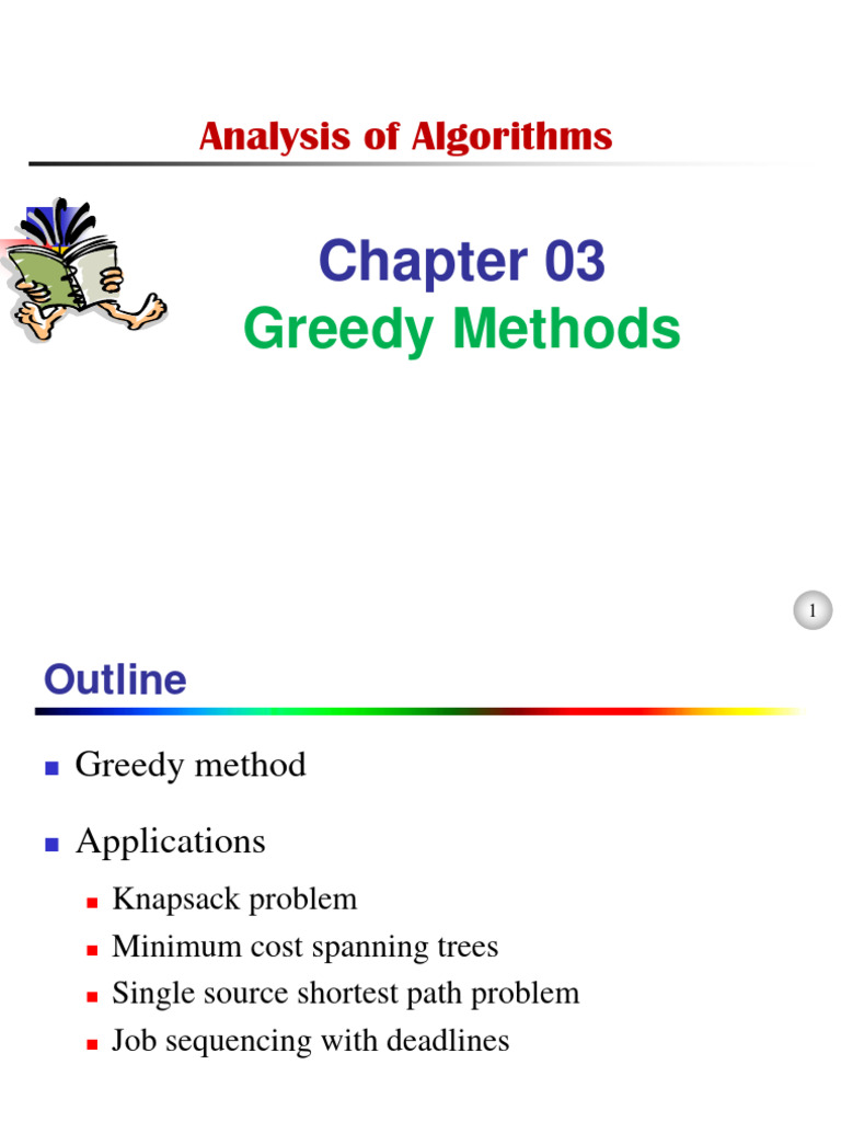 Chapter03 - Greedy Method | Download Free PDF | Algorithms | Computer ... Chapter03 - Greedy Method | Download Free PDF | Algorithms | Computer ...