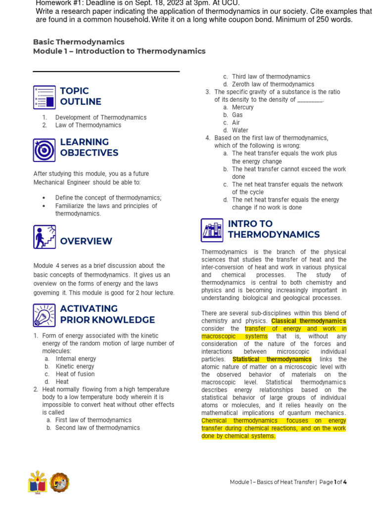Basic-Thermodynamics 1 | PDF | Heat | Gases
