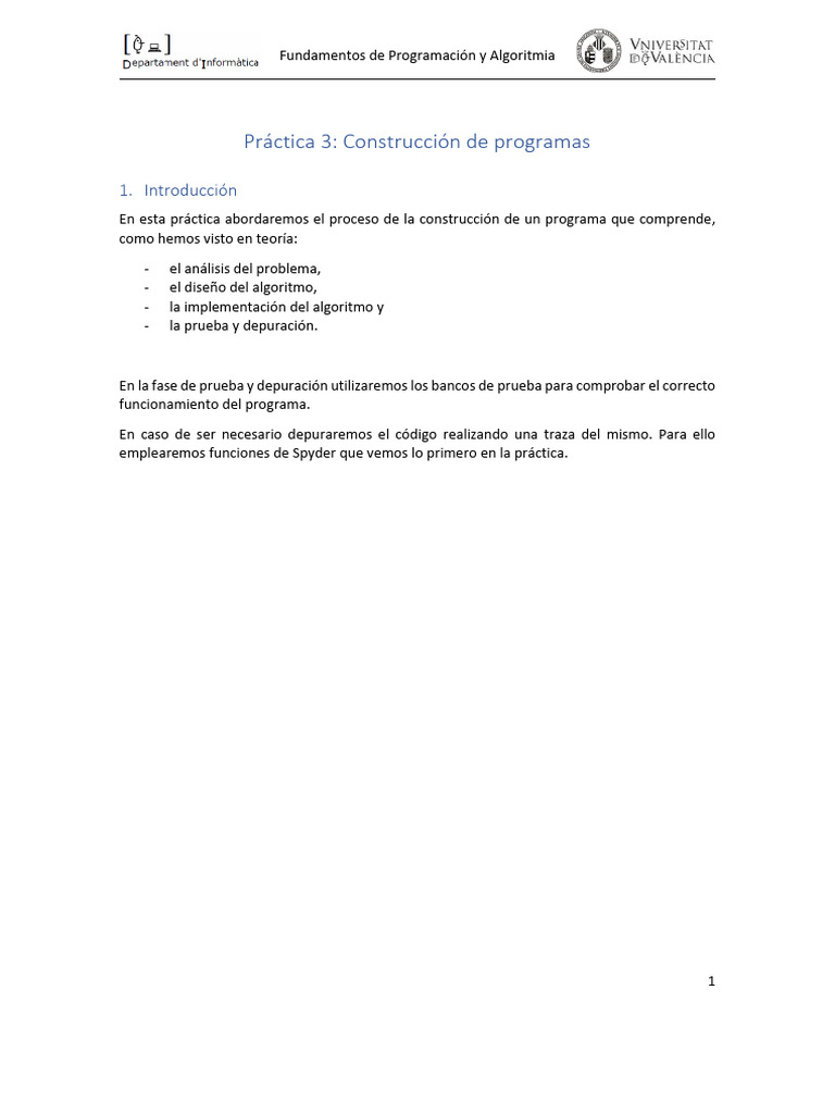 Programación y Algoritmia Básica | PDF | Algoritmos | Programa de computadora