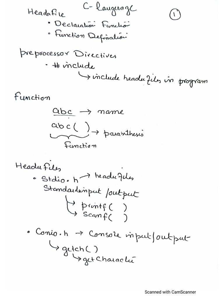 ICT - C Language Basics | PDF