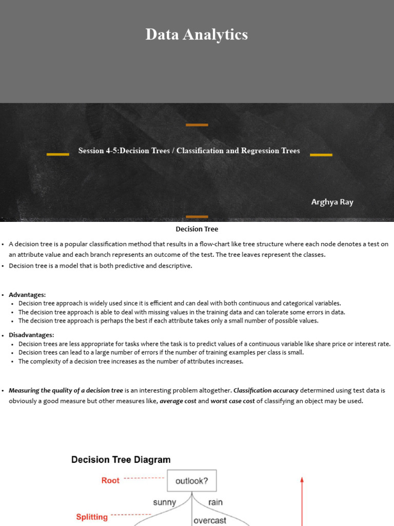 Decision Tree Introduction | PDF | Statistical Classification | Dependent And Independent Variables