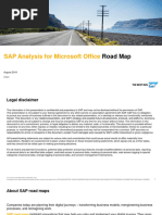 SAP Analysis for Office Overview | PDF | Microsoft Excel | Software