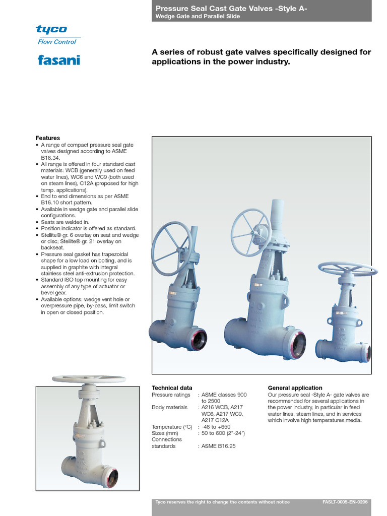 Buttweld Gate | PDF | Valve | Mechanical Engineering