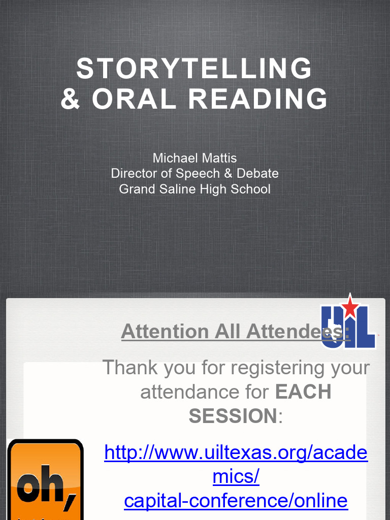 Storytelling Oral Reading - Mattis | PDF | Poetry | Stress (Linguistics)