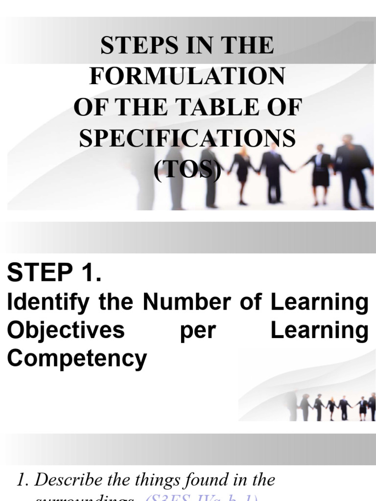 TOS MAKING Final | PDF | Weight | Learning