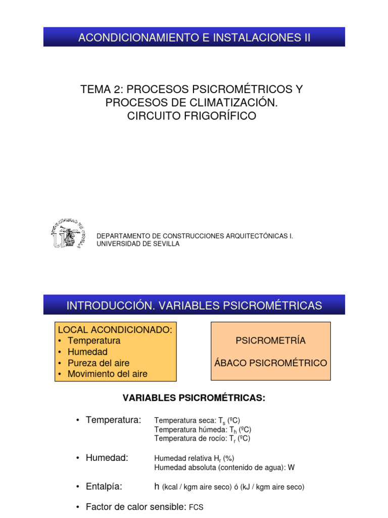 Abaco Psicrometrico Con Escala de FQS | PDF