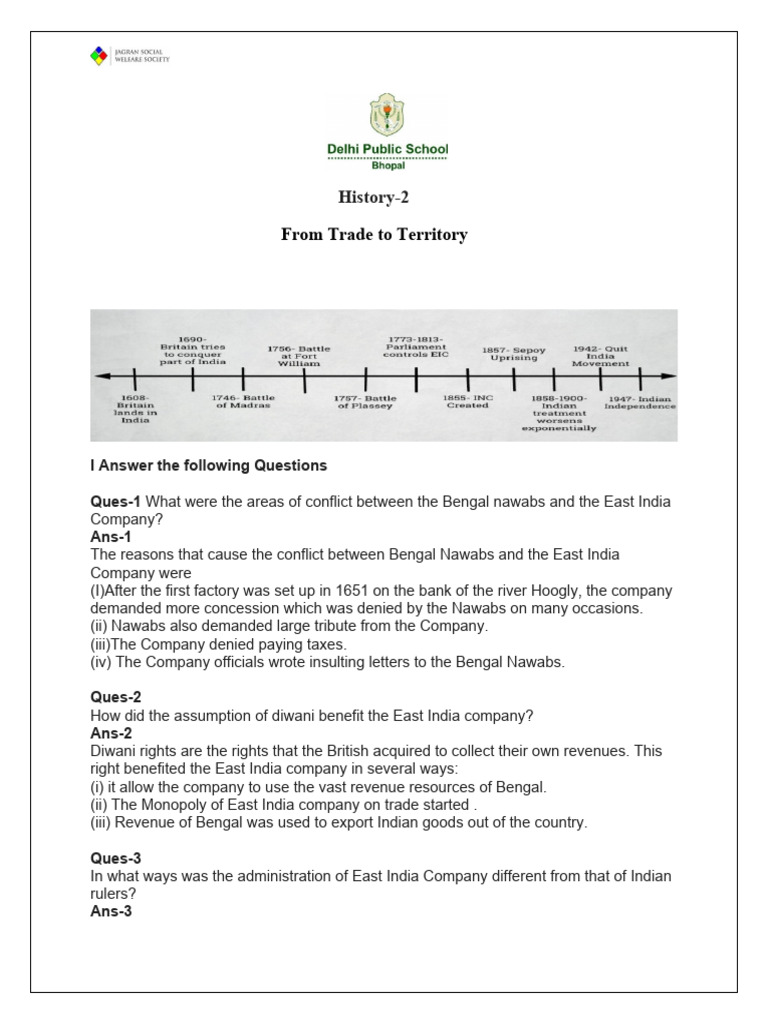 Chapter 2 History | PDF | East India Company | Bengal Chapter 2 History | PDF | East India Company | Bengal