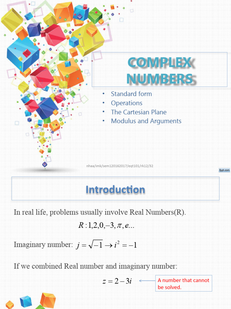 Chapter 1 - Complex Number | PDF | Complex Number | Exponential Function
