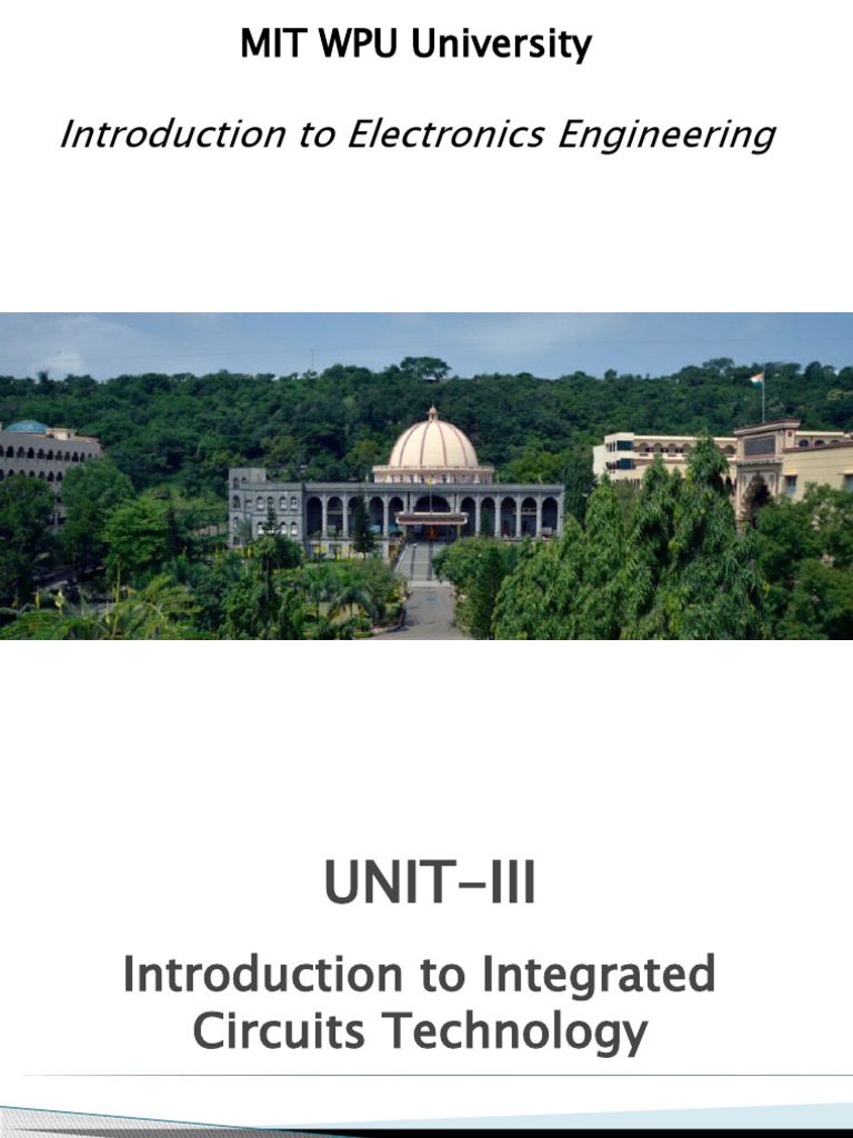 UNIT3 - Introduction To IC Technology - 290617 - Edited | PDF ...