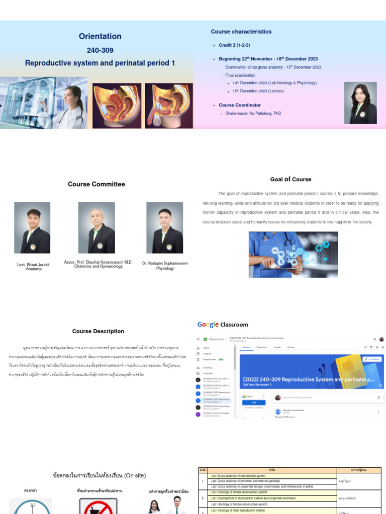 Oreintation Reproductive 1 - 2566 | PDF