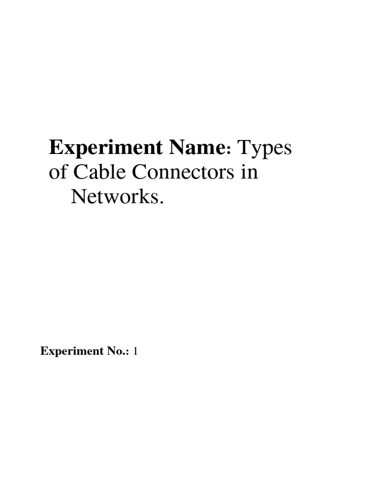 Net Exp1 | PDF | Physical Layer Protocols | Telecommunications Equipment