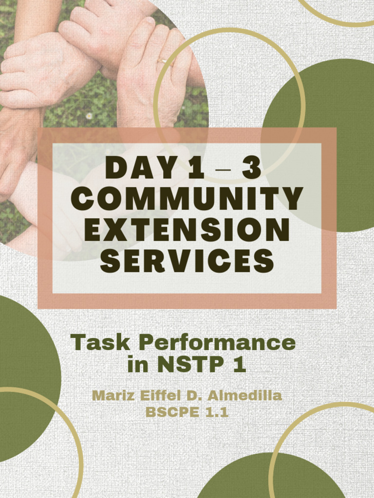 NSTP Finals Community Service | PDF | Trees