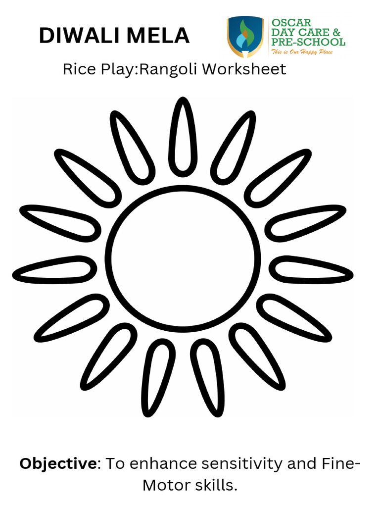 Rangoli Worksheet | PDF | Wellness