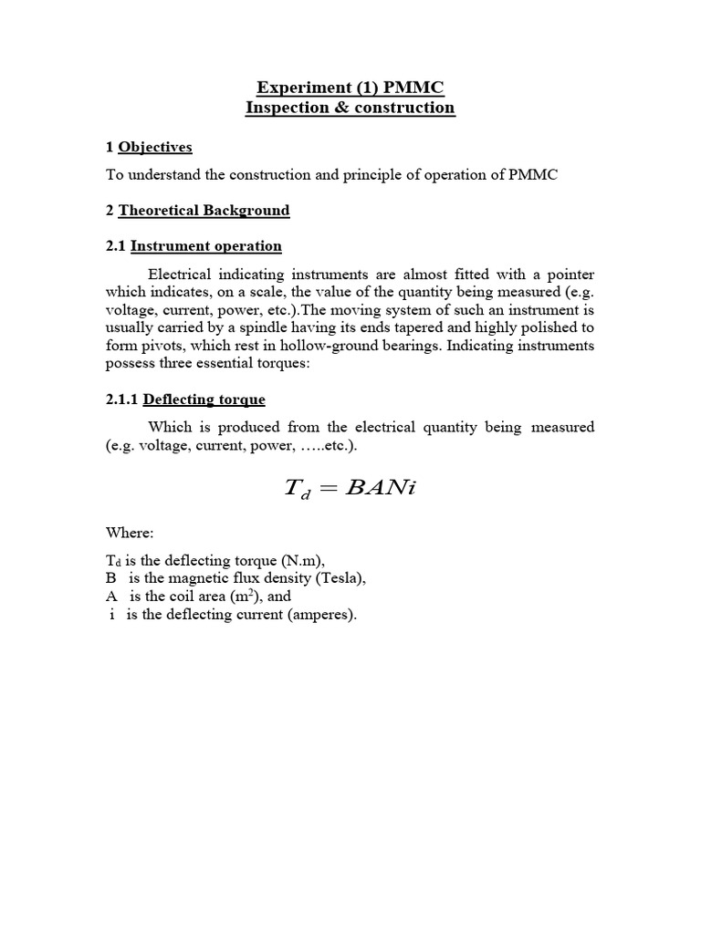 Measurements Report 2 | PDF | Electromagnetism | Manufactured Goods