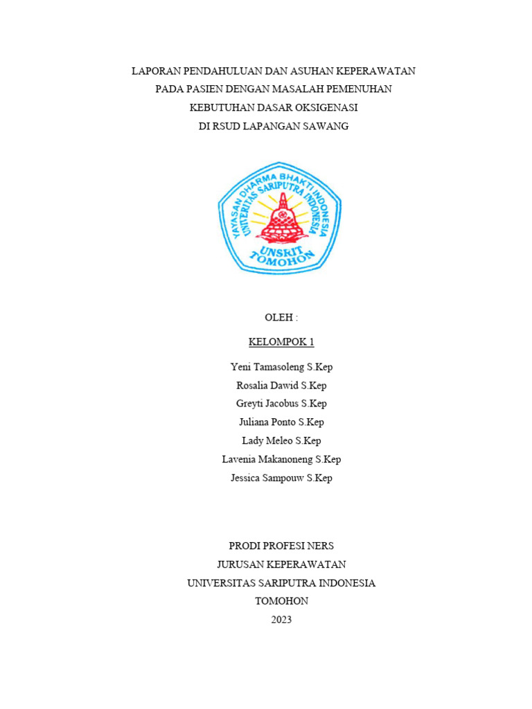 LP KDP Oksigenasi | PDF