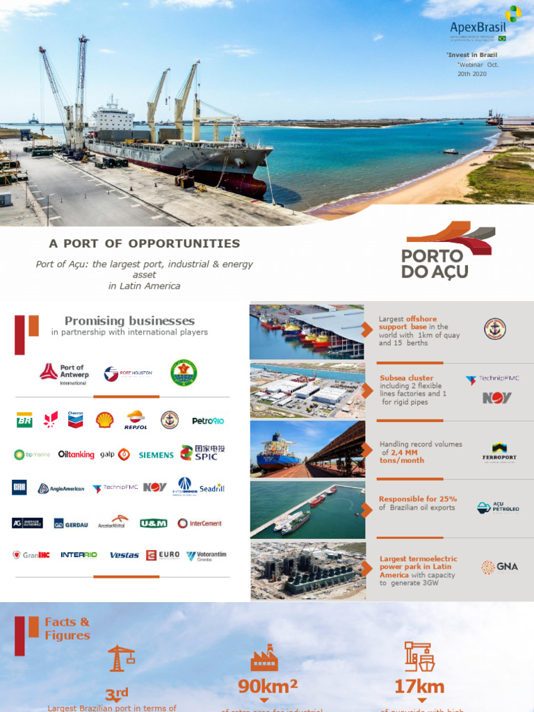 Port of Açu: Brazil's Largest Port | PDF | Port | Brazil