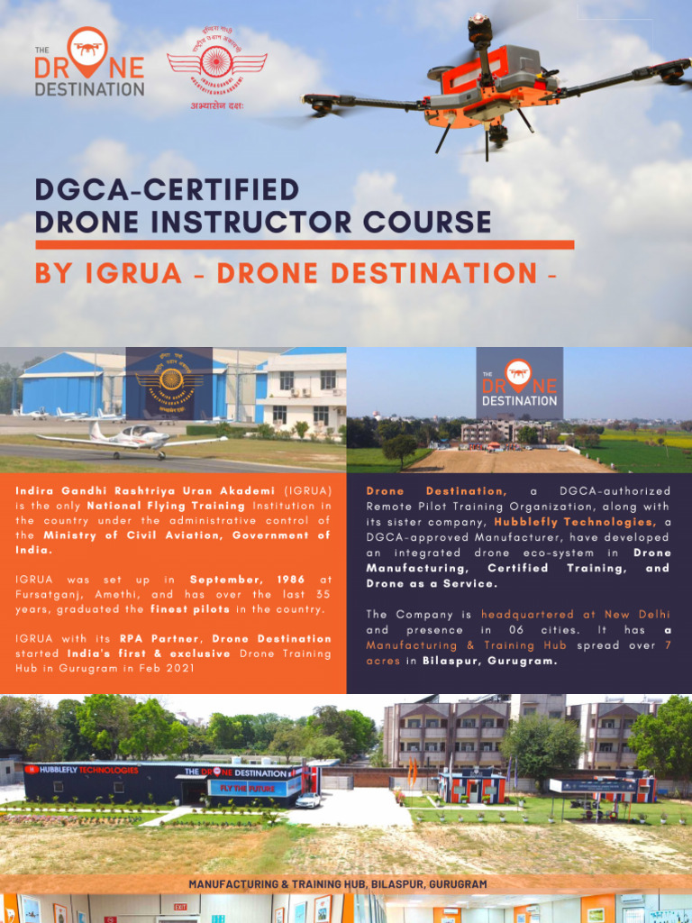 Brochure Drone Training | PDF | Aviation | Surveillance