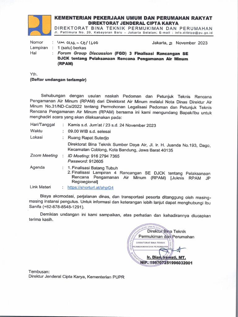 FGD Finalisasi Pedoman RPAM | PDF