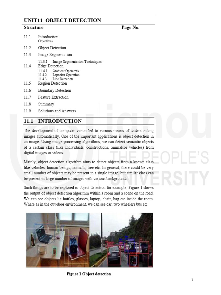 Unit 11 | PDF | Image Segmentation | Computer Vision