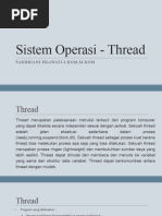 Proses dan Thread dalam Sistem Operasi | PDF