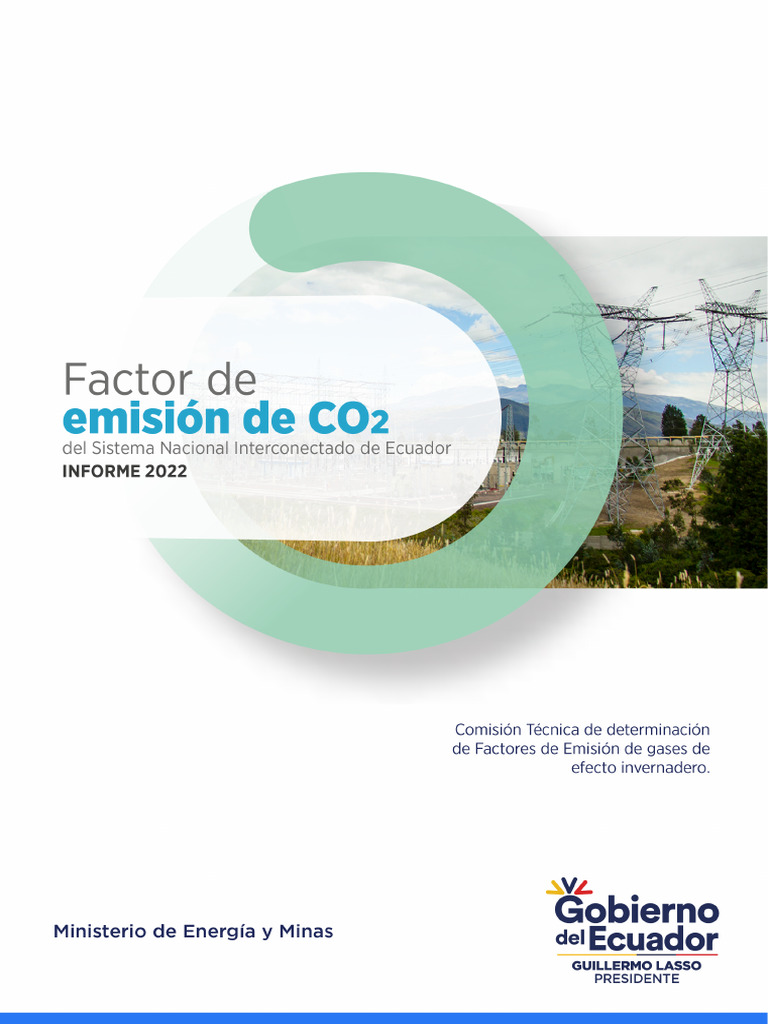 Factor de Emisión de Co2 Cenace | PDF | Intensidad de emisión | Energía ...