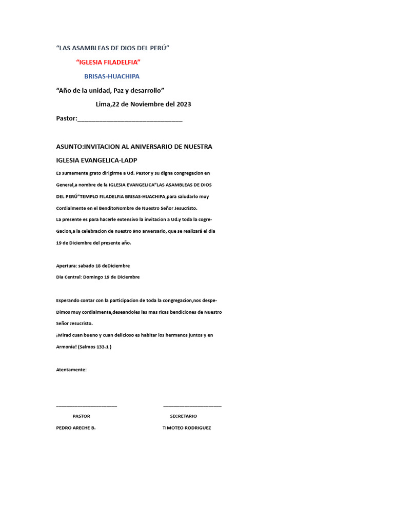 Iglesia Filadelfia | PDF