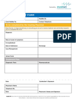 MedNet Reimbursement Claim Form | PDF | Health Care | Medicine