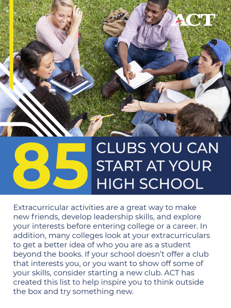 85 High School Clubs | PDF