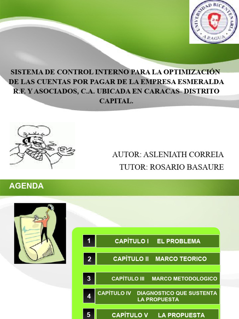 Sistema de Control Interno para La Optimización de Las Cuentas Por Pagar | PDF | Business ...