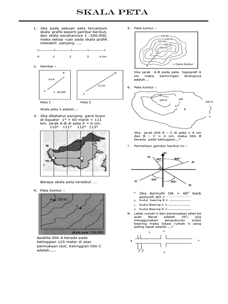 Tugas Skala Peta 1 | PDF