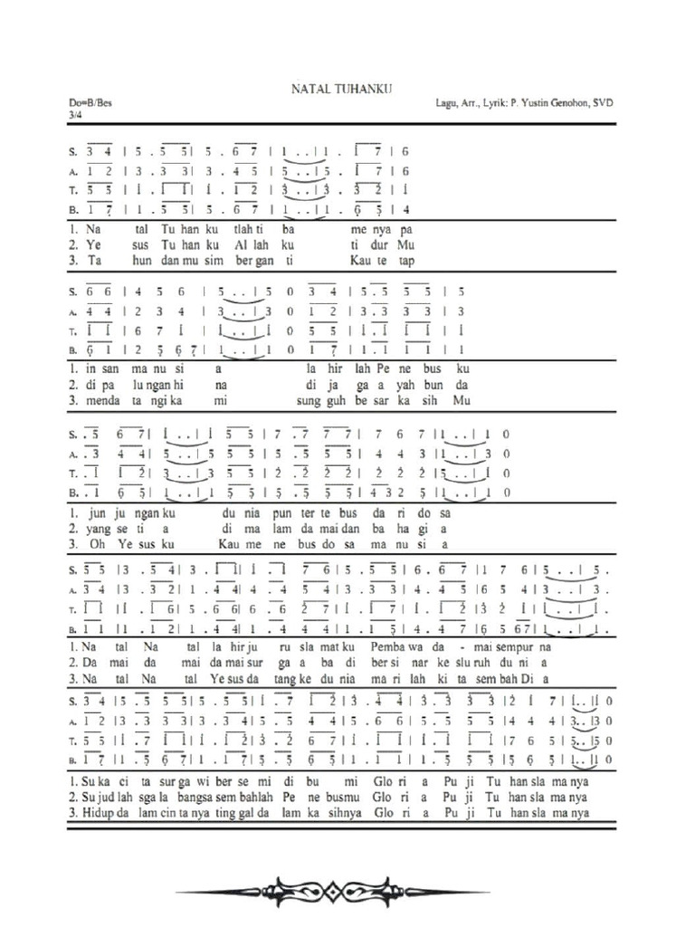 Koor Natal Mama | PDF