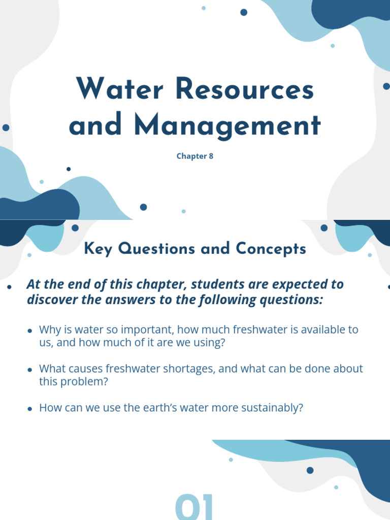 Chapter 8 - Water Resources and Management | PDF | Groundwater | Water