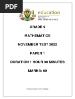 Grade 8 Term 2 Investigation 2023 | PDF | Numbers | Function (Mathematics)