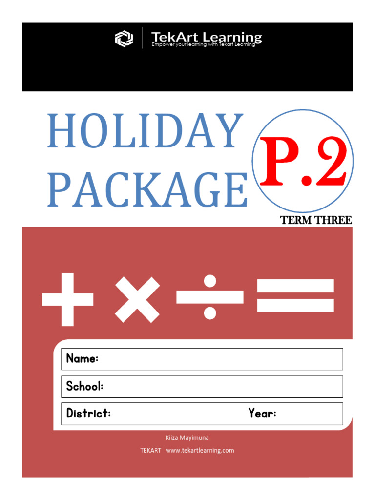 P2 Holiday Package Term 3 2025 | PDF | Numbers | Ellipsis