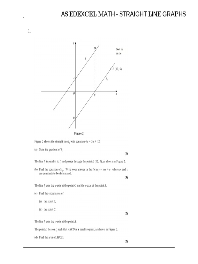 Straight Lines | PDF