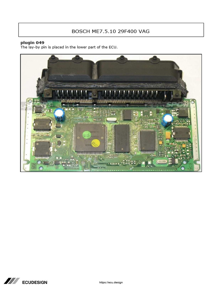 Bosch Me7.5.10 400 Vag | PDF
