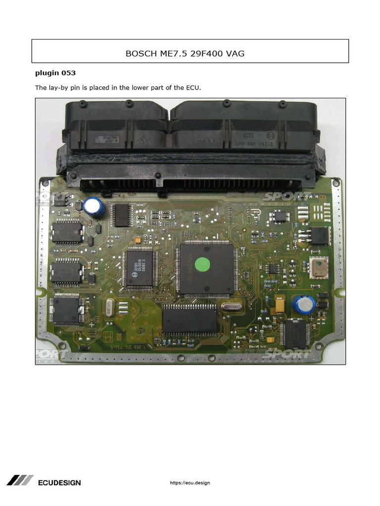 Bosch ME7.5 ECU Pinout Guide | PDF