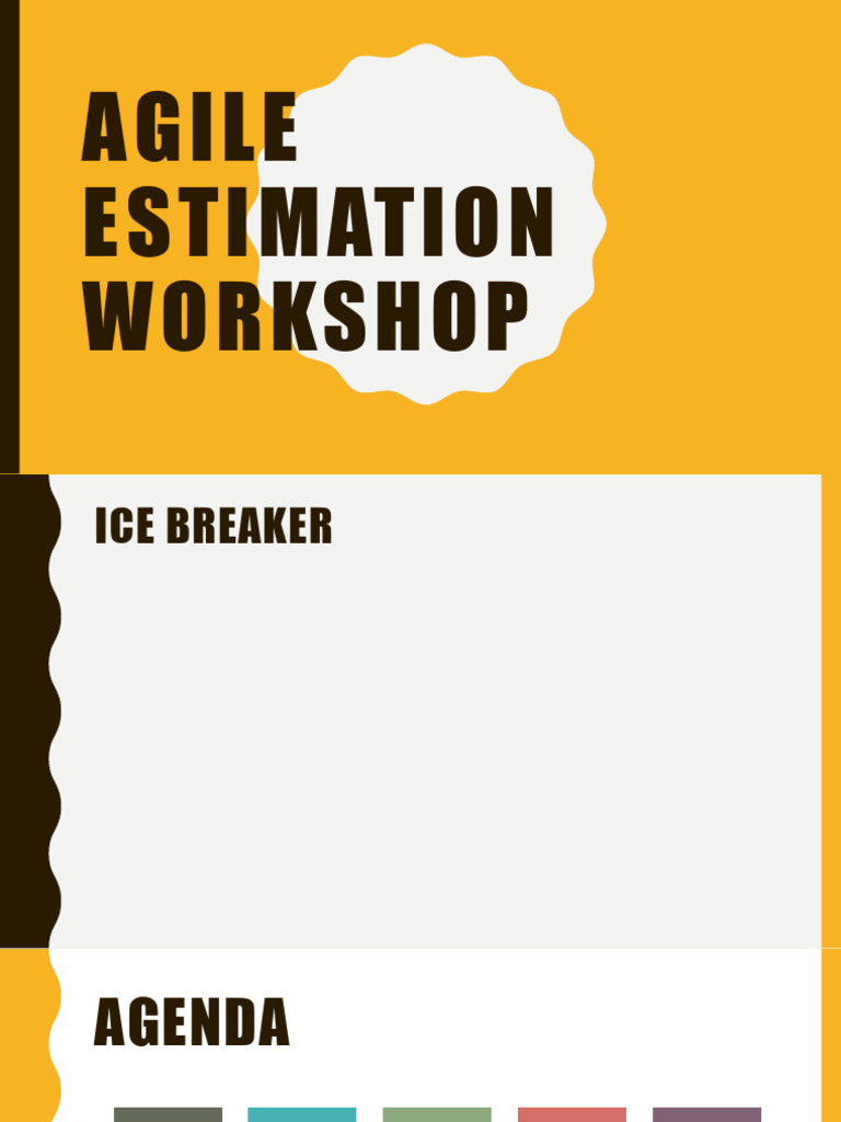 Agile Estimation Techniques Workshop | PDF | Scrum (Software ...