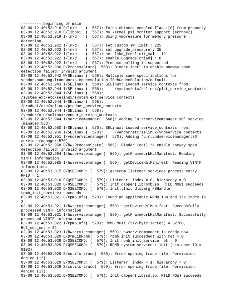 Logcat Prev Csc Log Pdf System Software Unix 2650