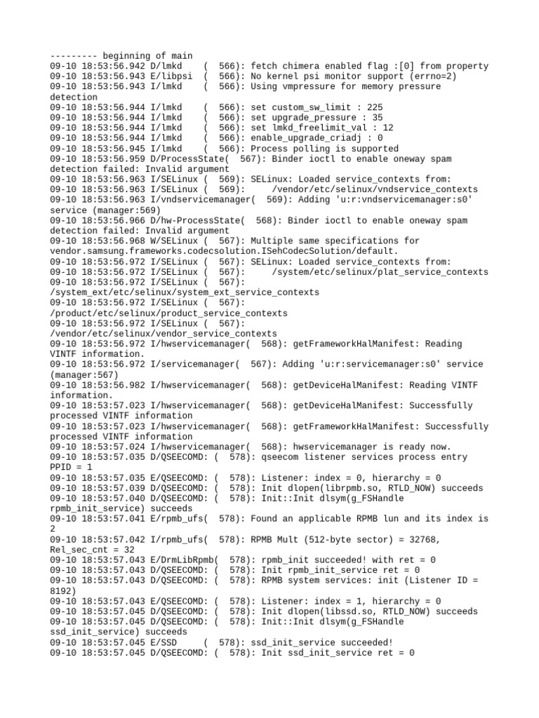 Logcat Home Fota Update Log | PDF | Data Management | Operating System Technology