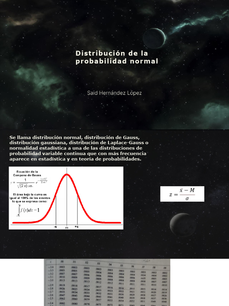 Distribución de La Probabilidad Normal | PDF