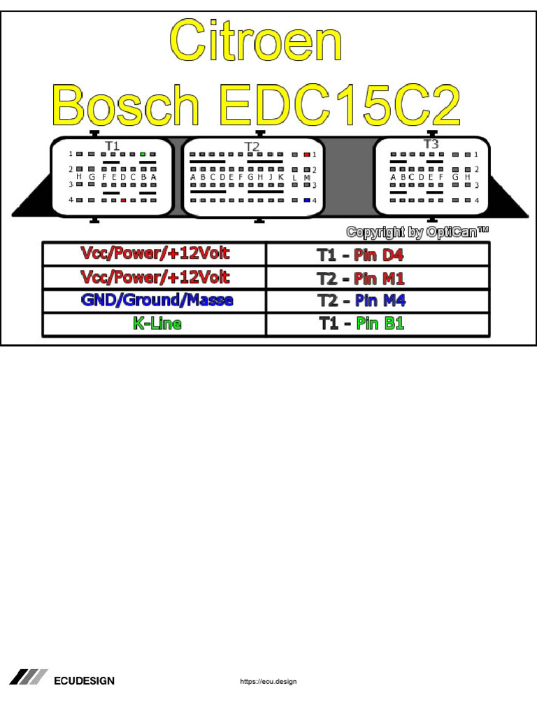 Bosch Edc15c2 Psa Main Connector | PDF