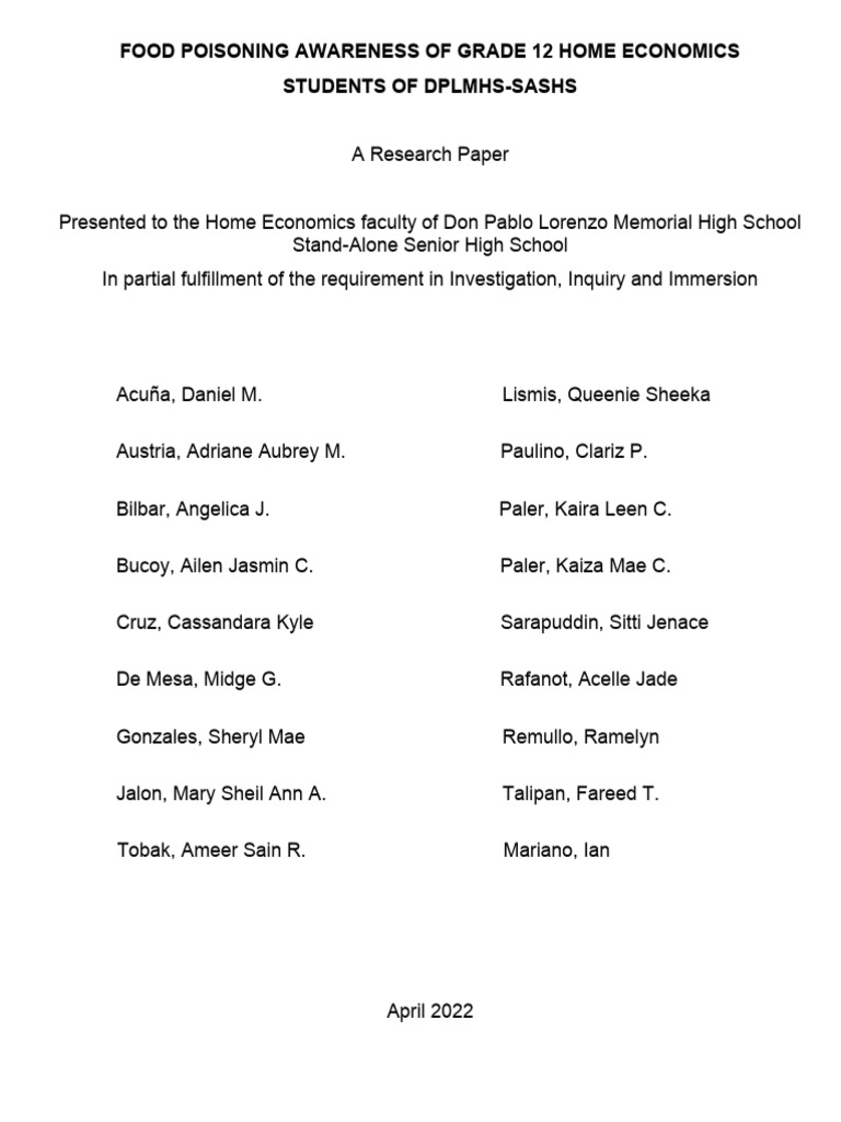 Food Poisoning Chap1 Final | PDF | Foodborne Illness | Staphylococcus
