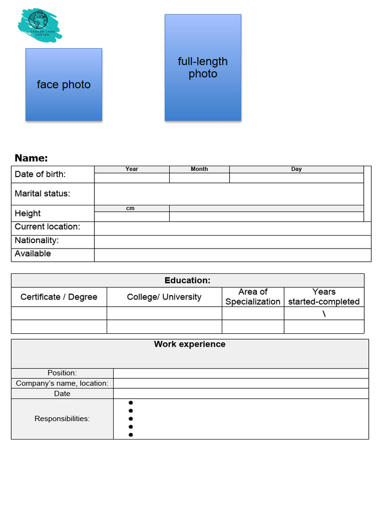 Example - CV CLC | PDF