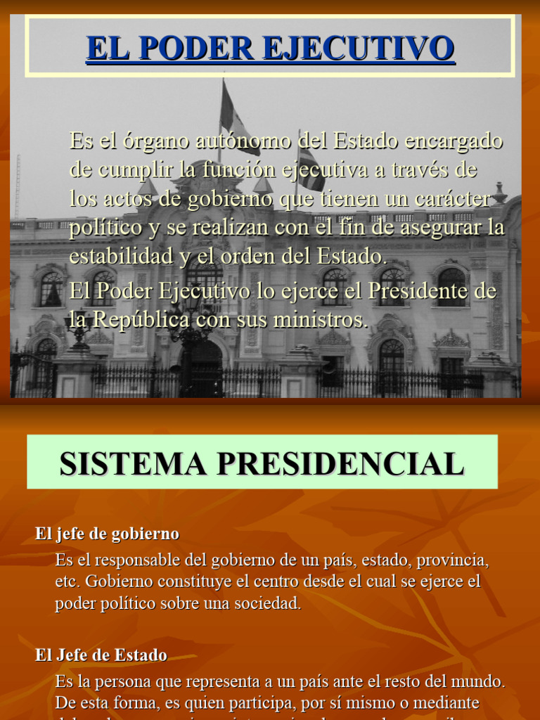 Poder Ejecutivo | Descargar gratis PDF | Ministerio (Departamento de Gobierno) | Gobierno