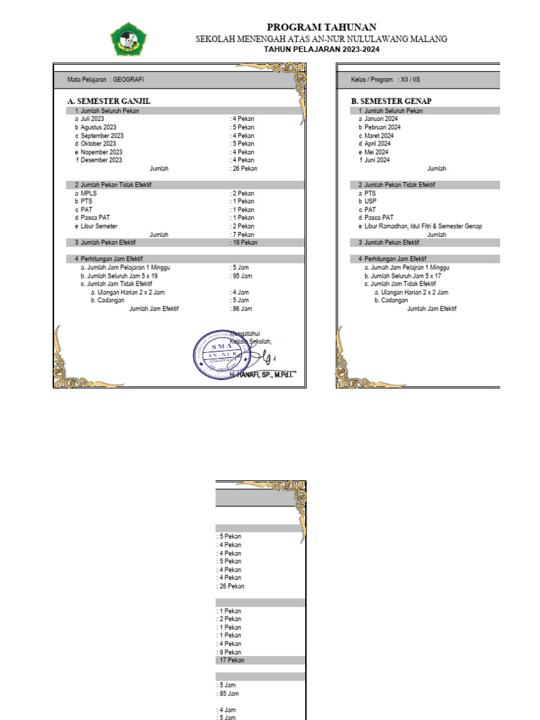 Perangkat Mengajar Geografi XII 2023-2024 | PDF