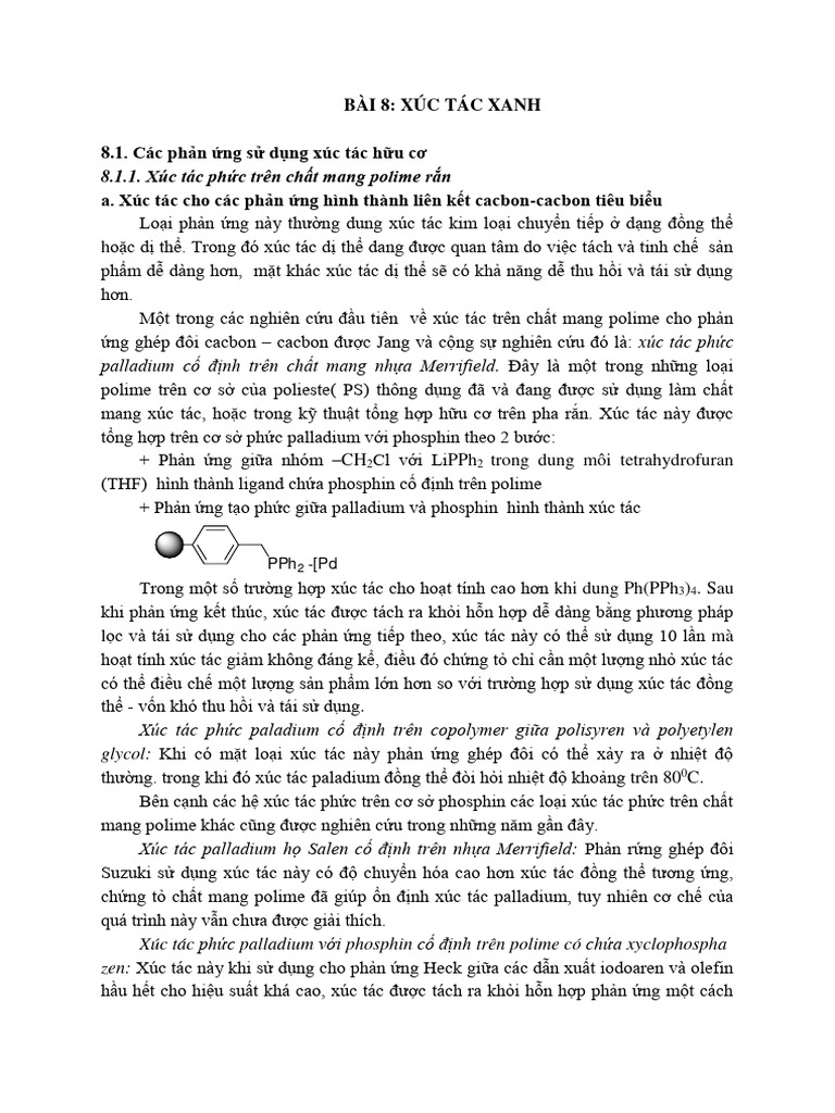 De Cuong Bai Giang Bai 8 | PDF